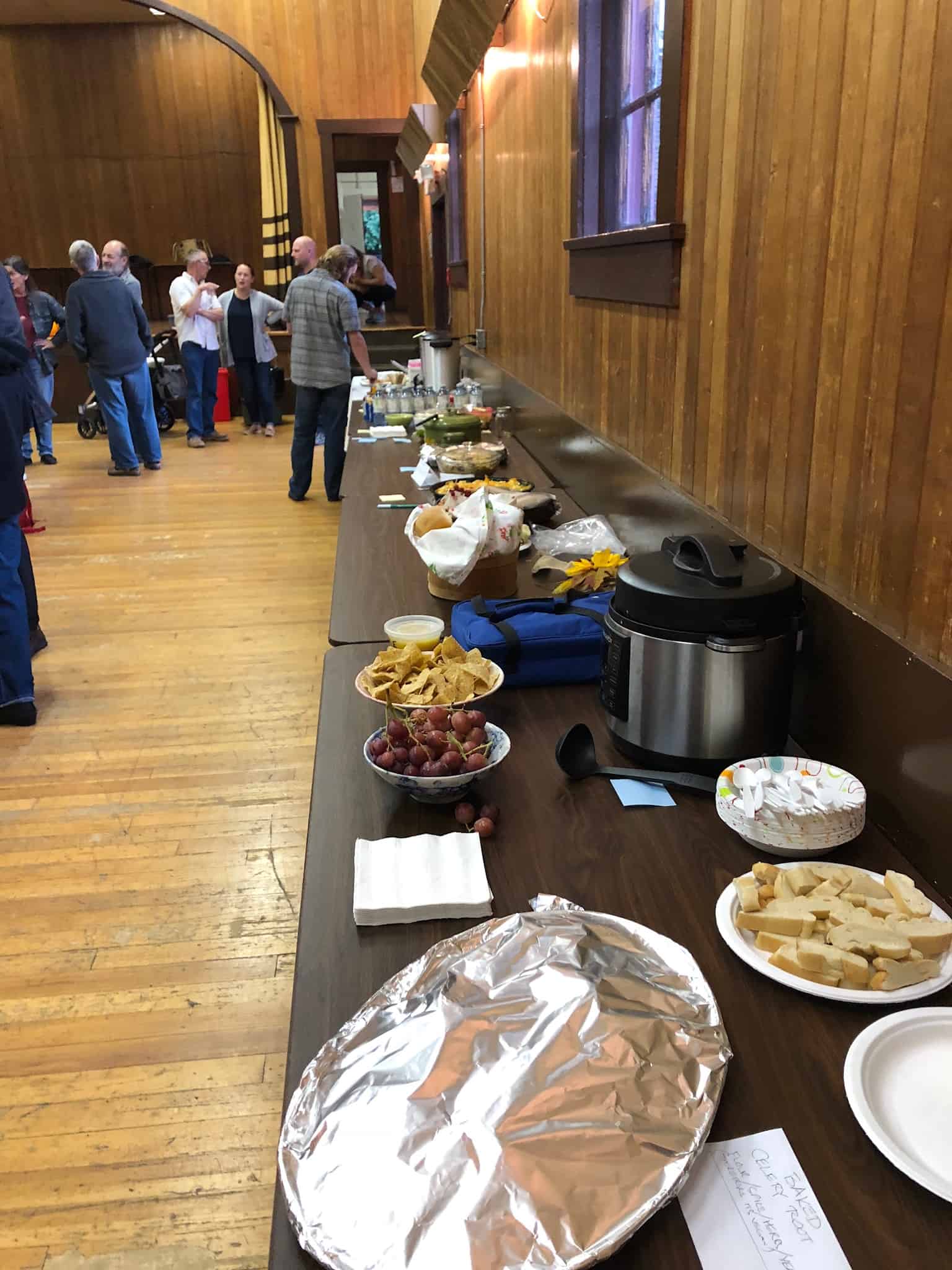 You are invited to a Potluck - Ruskin Community Hall